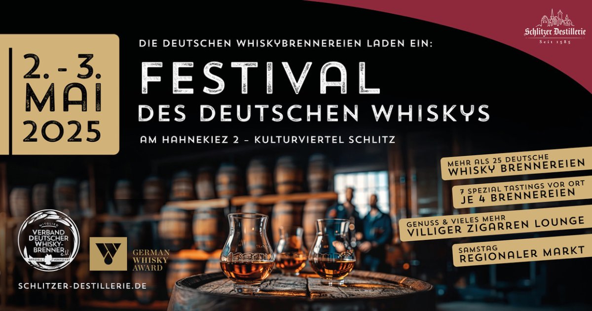 Festival des deutschen Whiskys 2025 – Ein Fest für alle Sinne | SV Schlitz